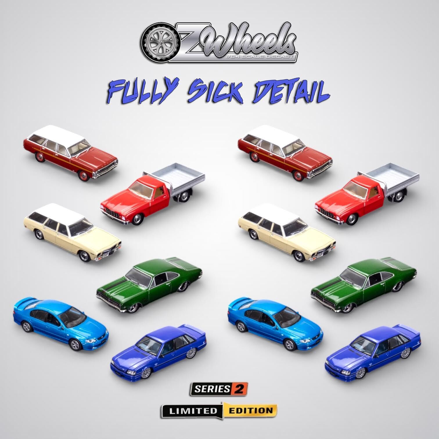 1:64 Scale (OZWheels Sealed Unopened Packaging) FSD Series 2 New ...