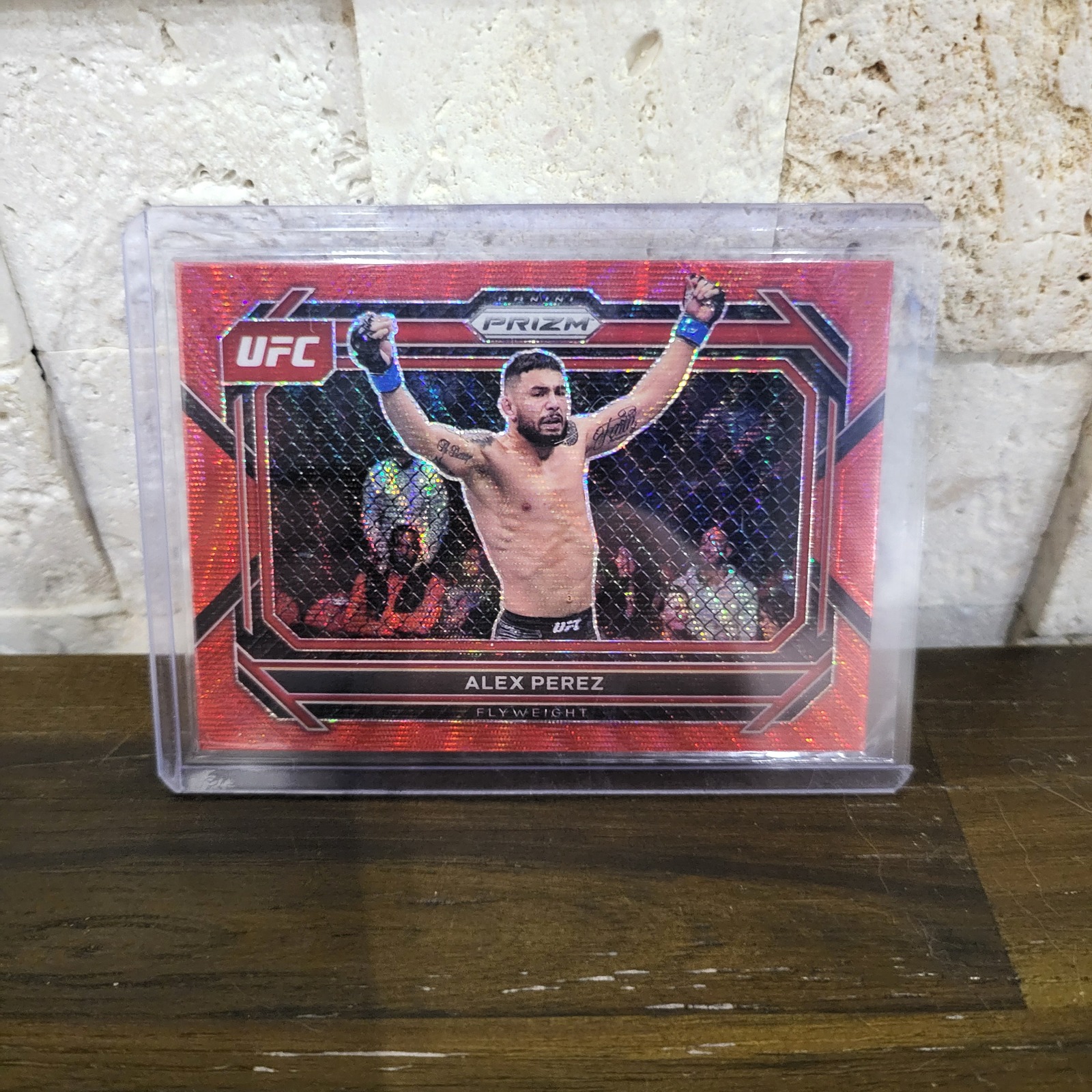 2023 Panini Prizm UFC Red Wave Ruby Parallel NO. 26 Alex Perez ...